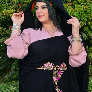AMAZIGH MELHFA, Cultural Berber Robe, Moroccan Melhfa, Tamlhaft Robe ...