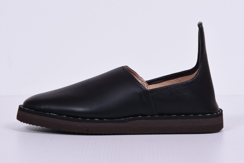 Berber Leather Slippers Moroccan Handmade Shoes Leather Modern Slippers ...