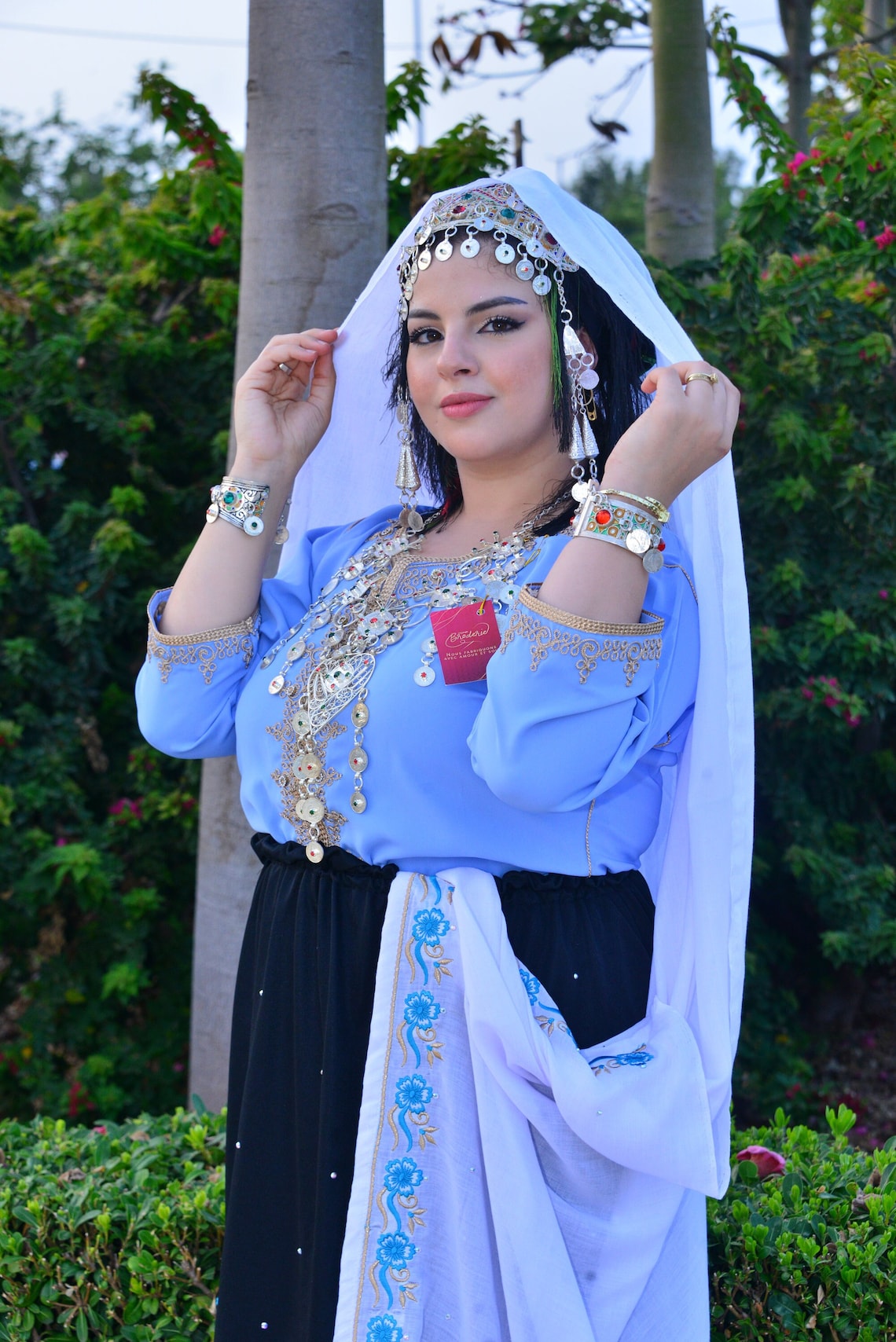Full Berber Outfit Kaftan Moroccan Amazigh Kaftan Wedding Dress for ...