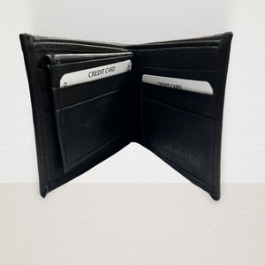 Saint Mary Leather Wallet Bi Fold Billetera Con La Virgen De Piel - Etsy