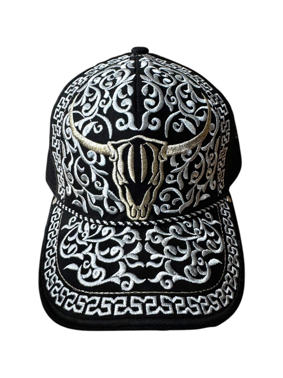 Western Style Cowboy Hat Long Horn Bull Trucker Hat Gorra Vaquero Con ...