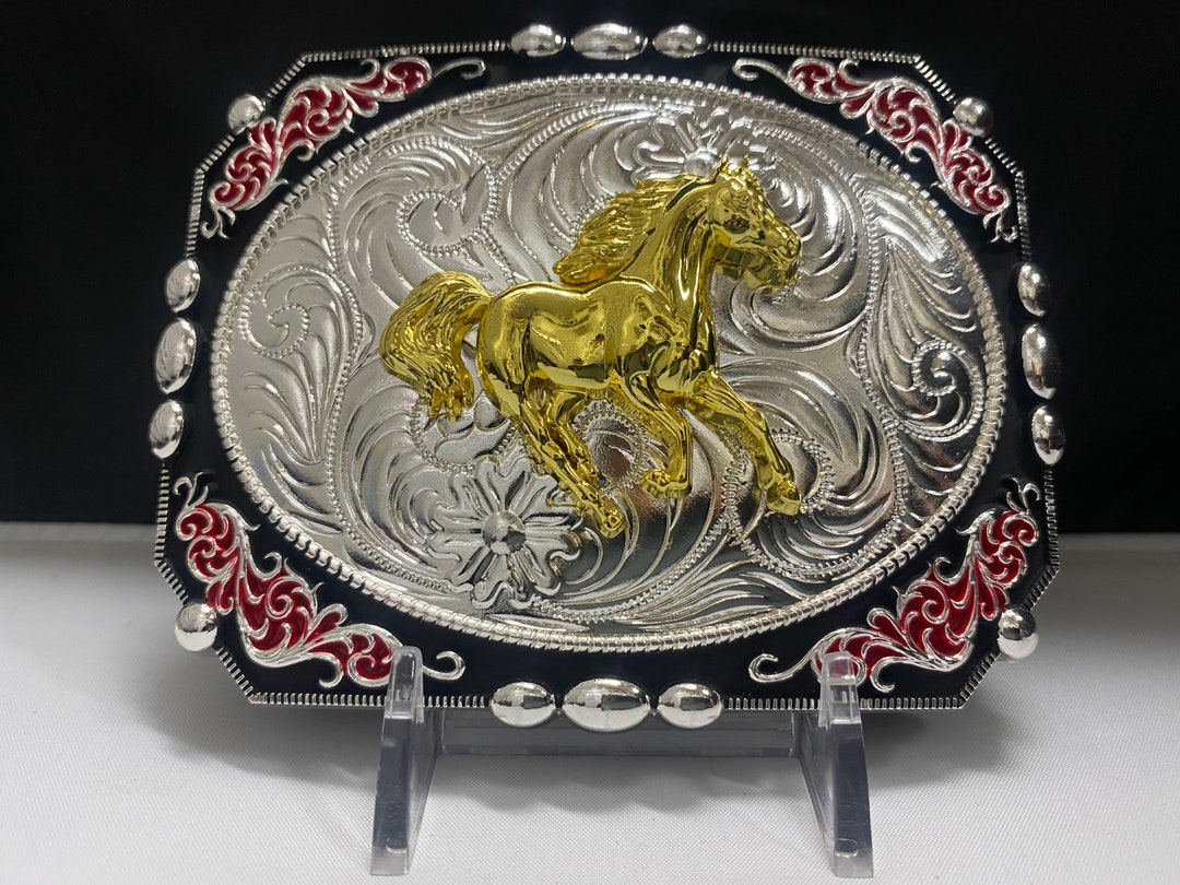 Horse Rodeo Western Cowboy Belt Buckle Cowgirl Hebilla Vaquera Caballo ...