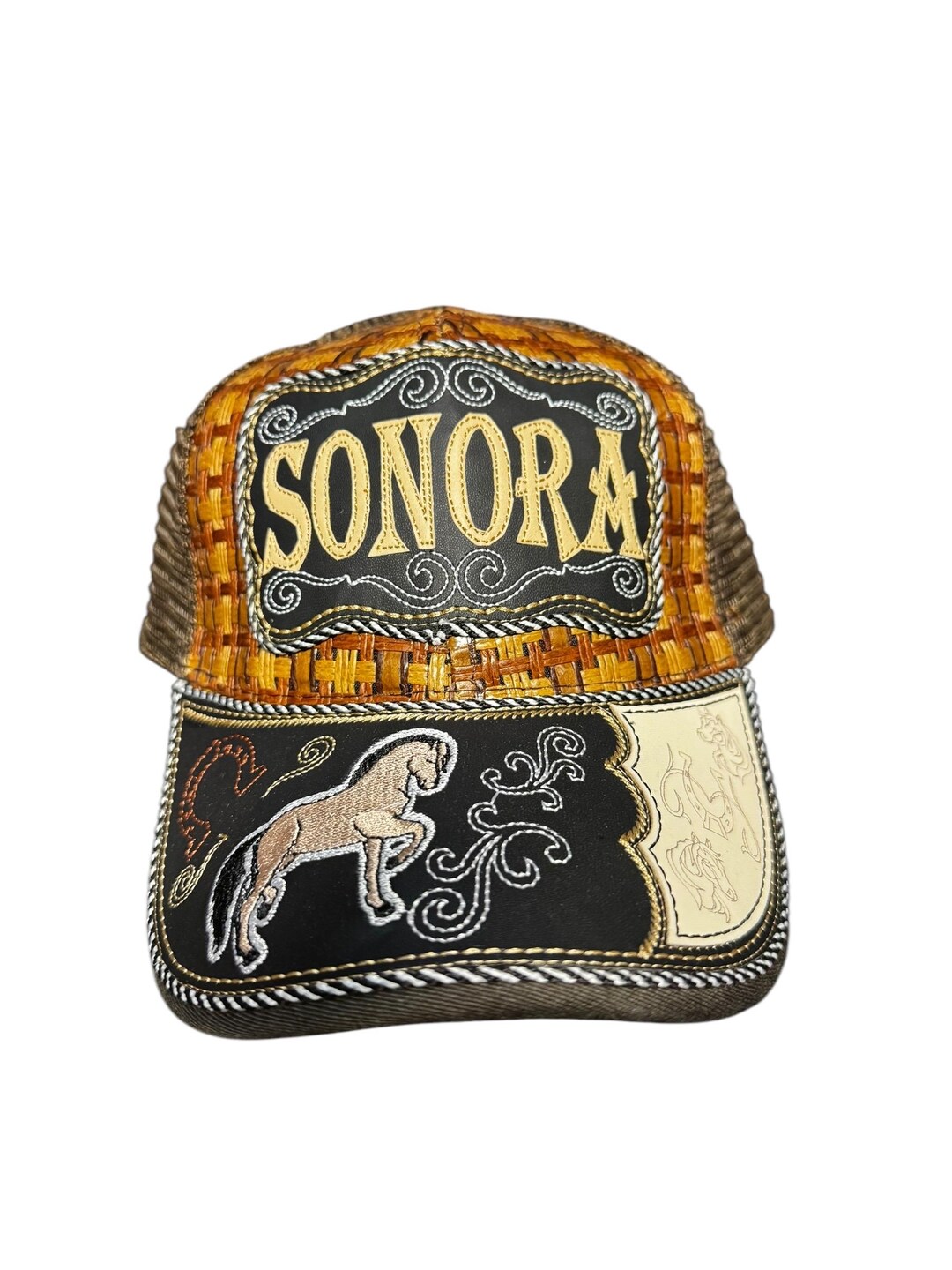 Western Style Cowboy Hat Oaxaca Trucker Hat Gorra Vaquera Oaxaca - Etsy