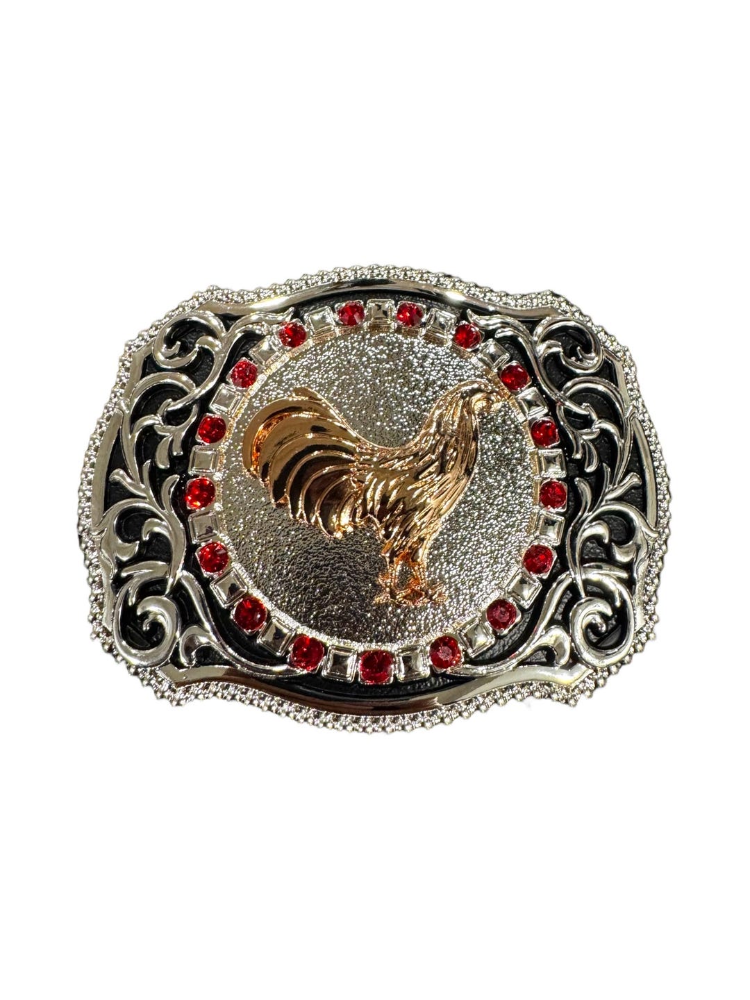Rooster Western Rodeo Cowboy Style Belt Buckle Hebilla Vaquera Con ...