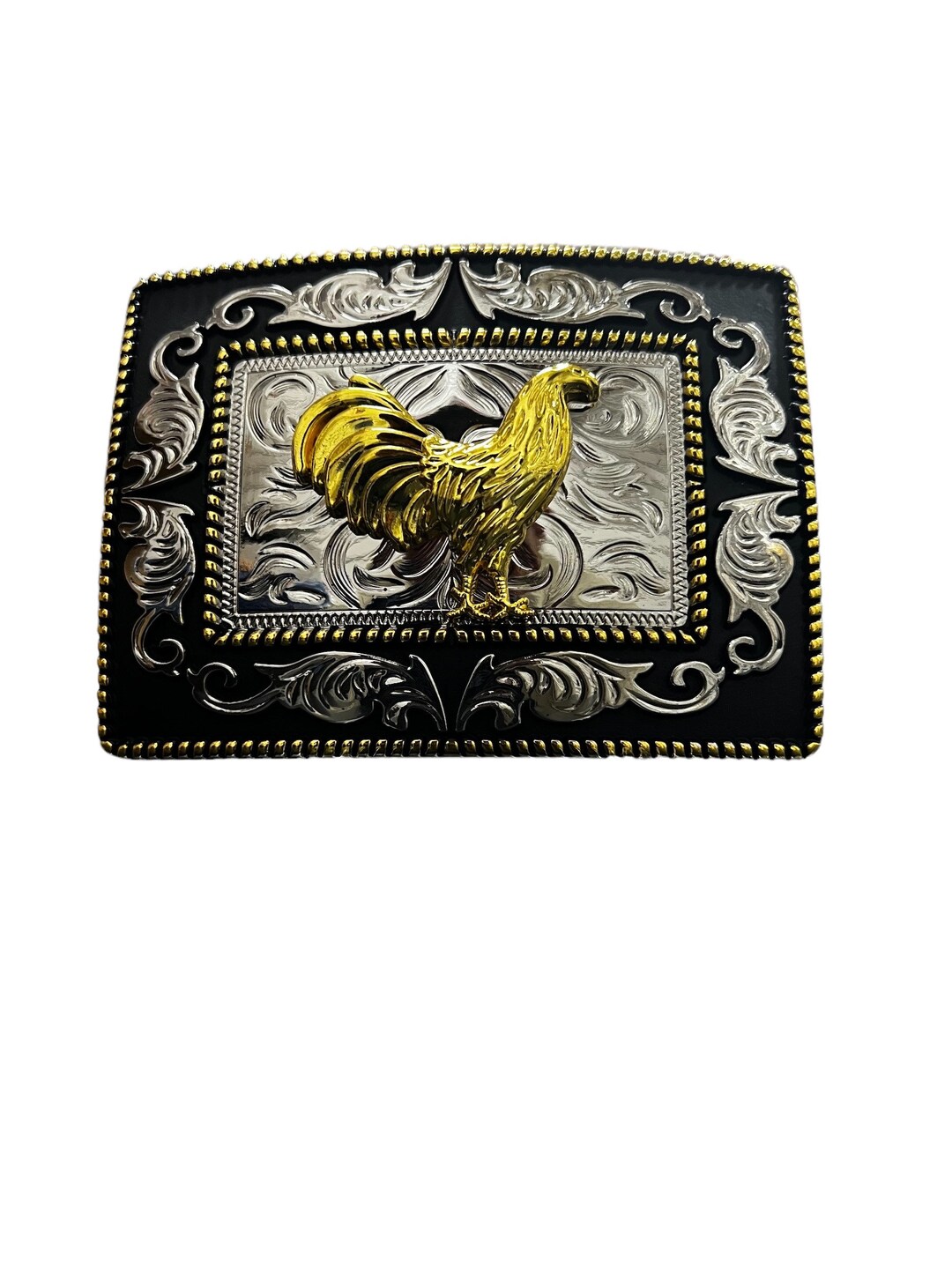 Rooster Rodeo Western Cowboy Belt Buckle Cowgirl Hebilla Vaquera Gallos ...