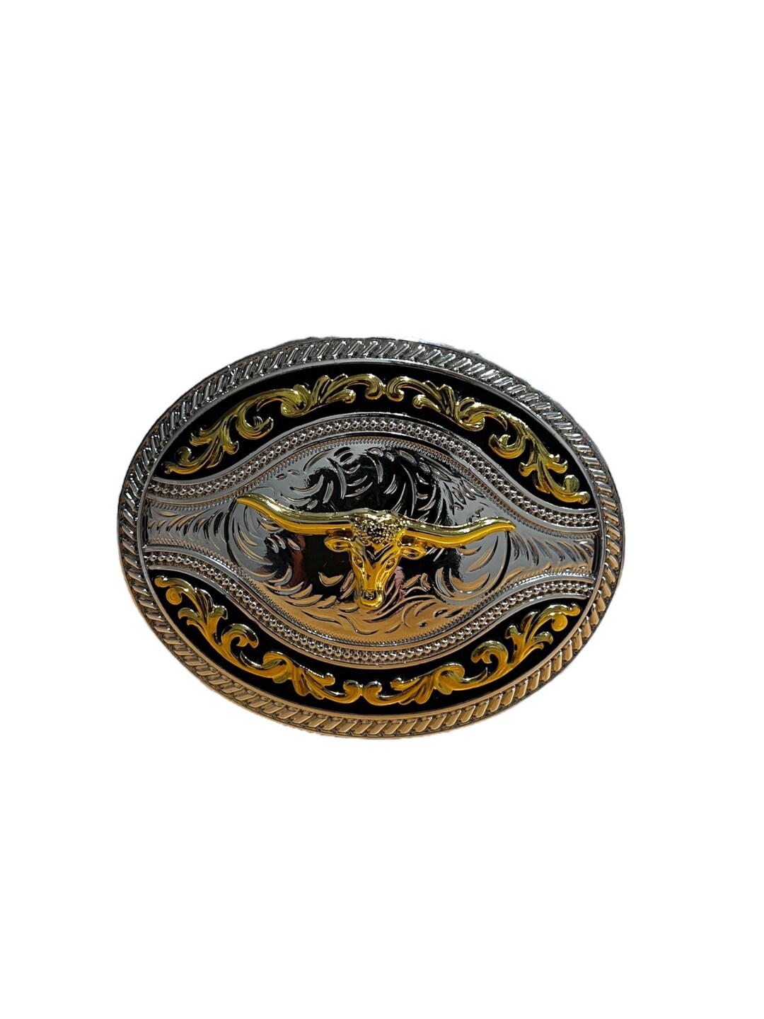 Long Horn Bull Western Cowboy Style Buckle Hebilla Vaquera Con Toro - Etsy