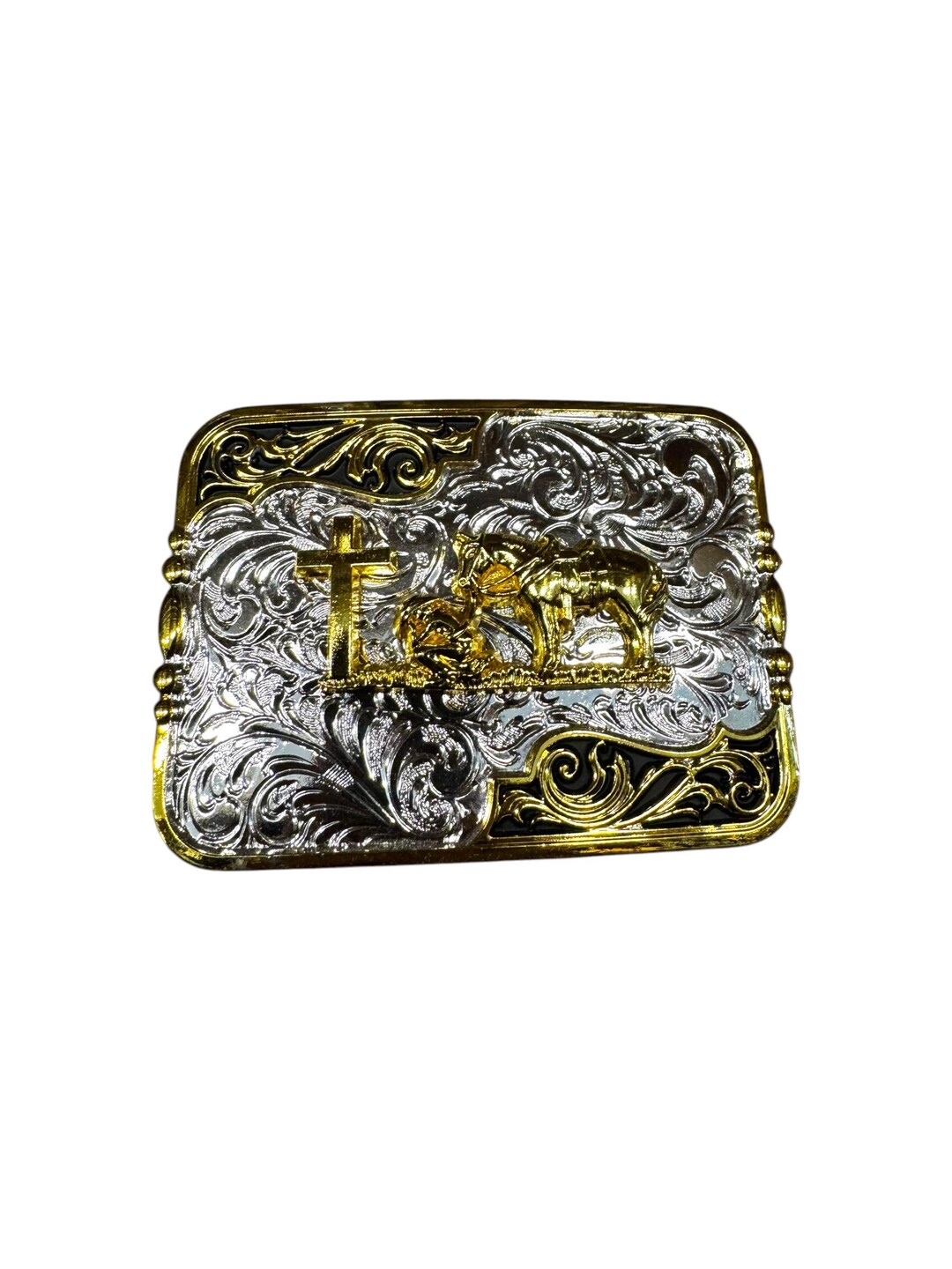 Christian Cowboy Praying Rodeo Western Cowboy Belt Buckle Hebilla ...