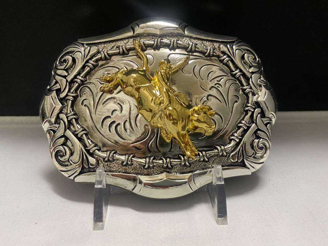 Rodeo Cowboy Style Buckle Bull Rider Hebilla Jinete Vaquera - Etsy