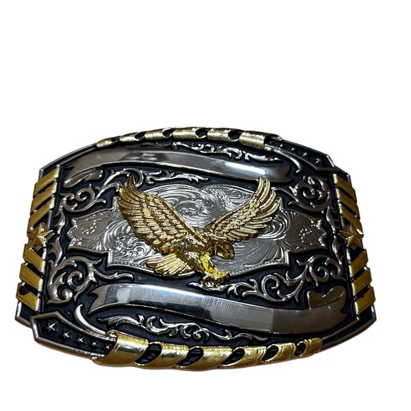 Cowboy Belt Buckle Eagle - Etsy