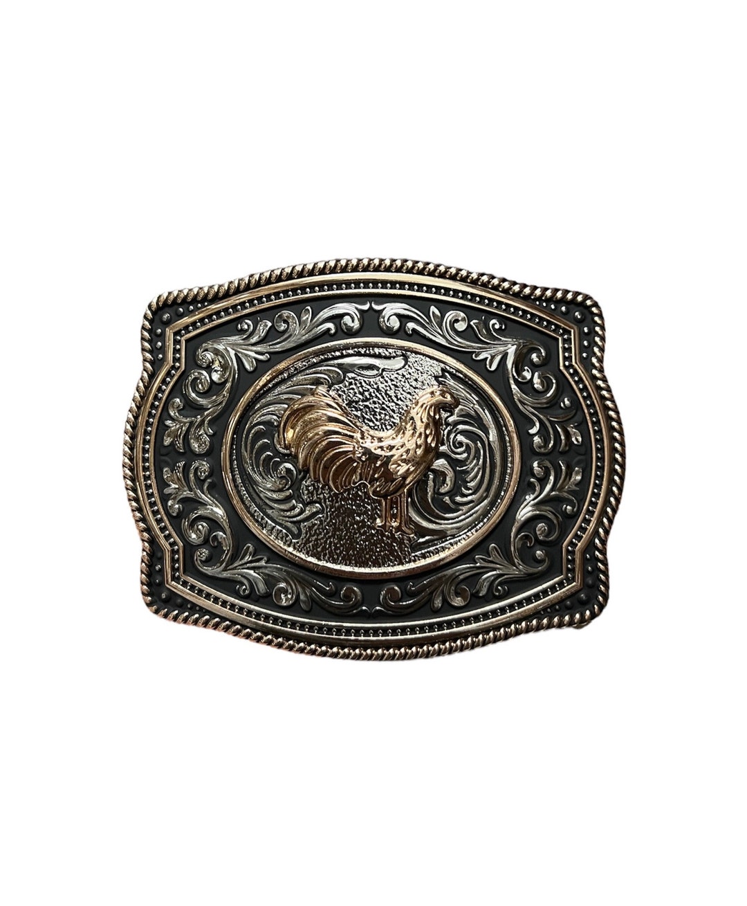 Rooster Rodeo Western Cowboy Belt Buckle Cowgirl Hebilla Vaquera Gallos ...