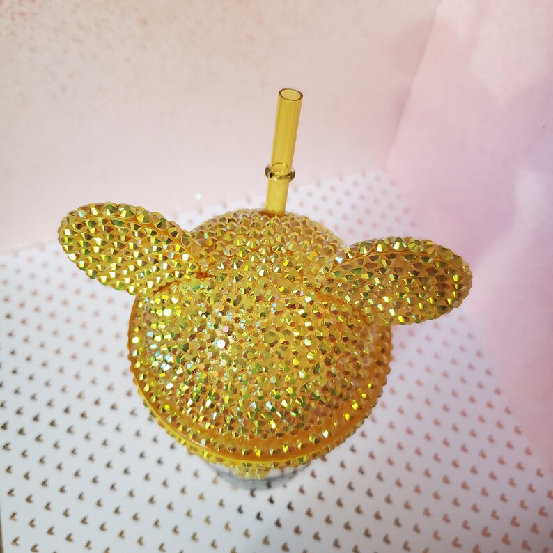 Hunny Winnie the Pooh Inspired Drip Bling Tumbler | Pooh Bear Themed ...