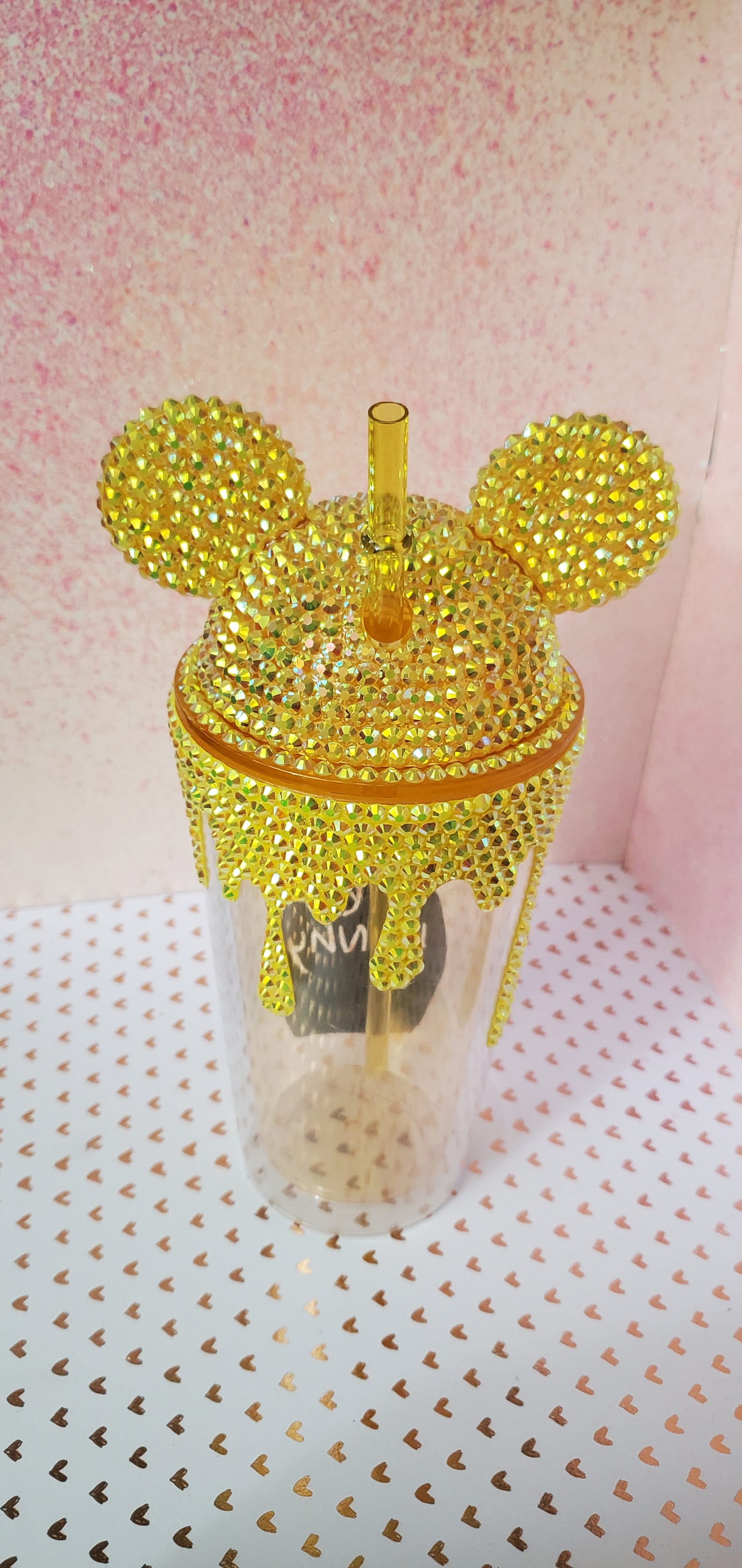 Hunny Winnie the Pooh Inspired Drip Bling Tumbler | Pooh Bear Themed ...