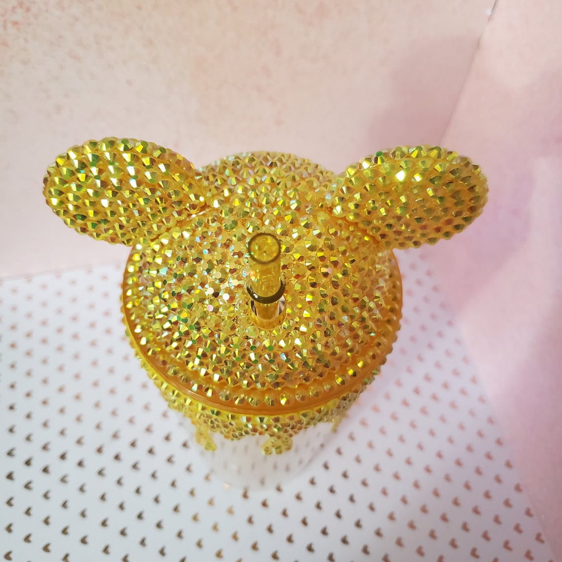Hunny Winnie the Pooh Inspired Drip Bling Tumbler | Pooh Bear Themed ...