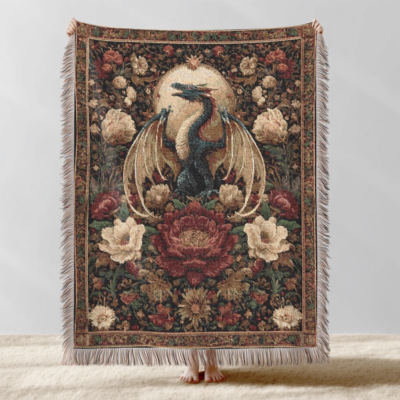 Medieval Dragon Throw - Etsy