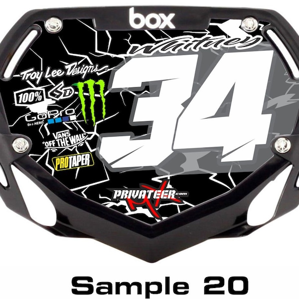 Custom Bmx Sticker for Box Plates - Etsy