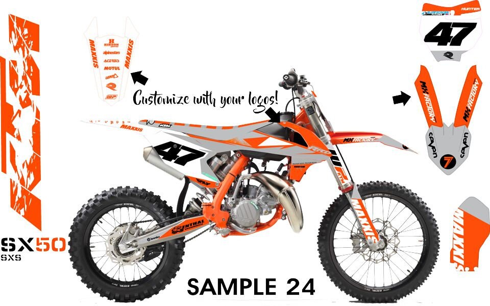 KTM SX50 and EC Full Graphics Kit - Etsy