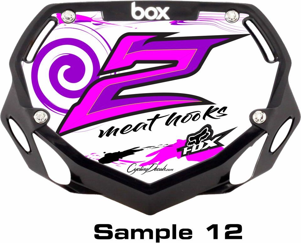 Custom BMX Sticker for BOX Plates - Etsy