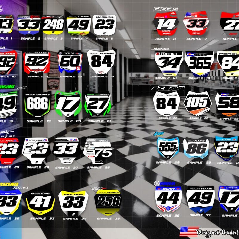 Odi Number Plate Sticker - Etsy