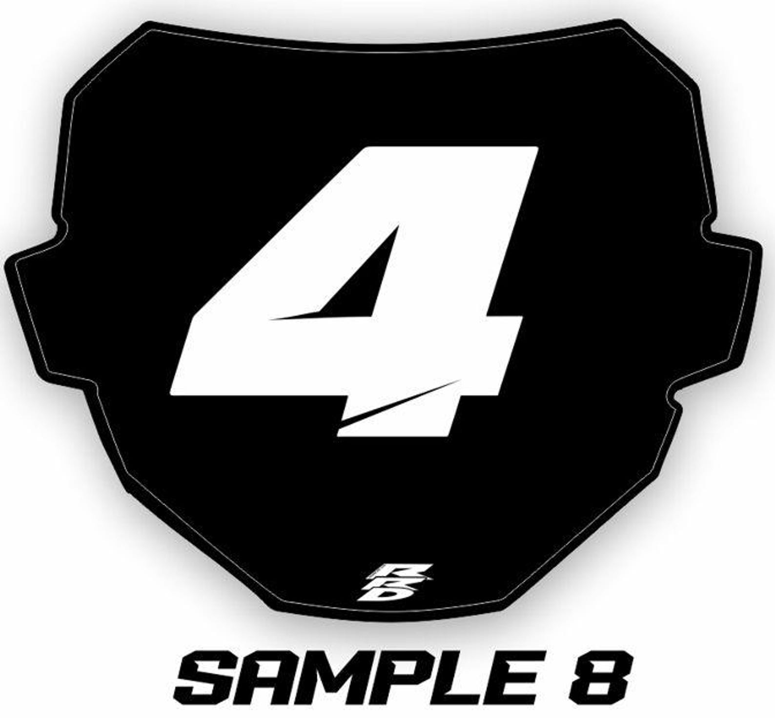 Semi Custom Mountain Bike Front Plate Sticker for ODI Down Hill Plate ...