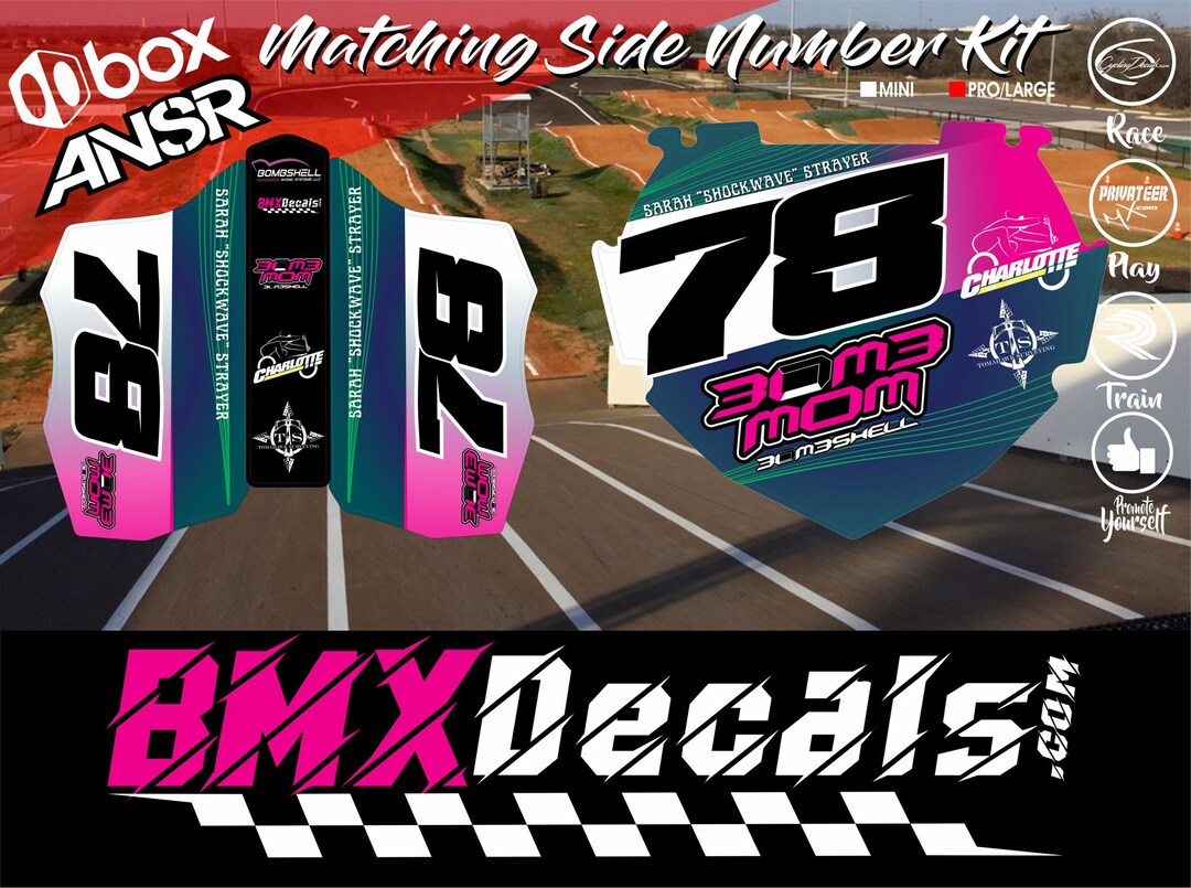 Custom BMX Sticker Combo Set for BOX Plates - Etsy