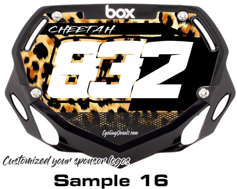 Custom BMX Sticker for BOX Plates - Etsy