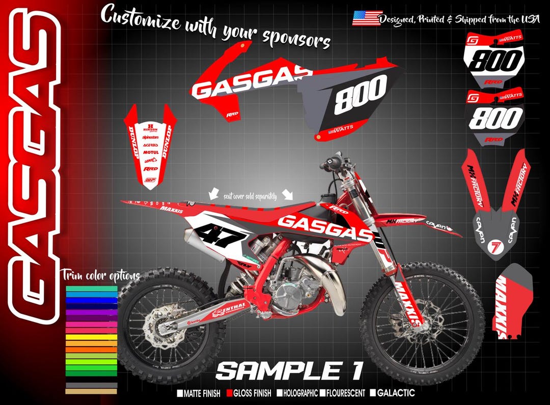 GASGAS MC 85 Full Graphic Kit - Etsy