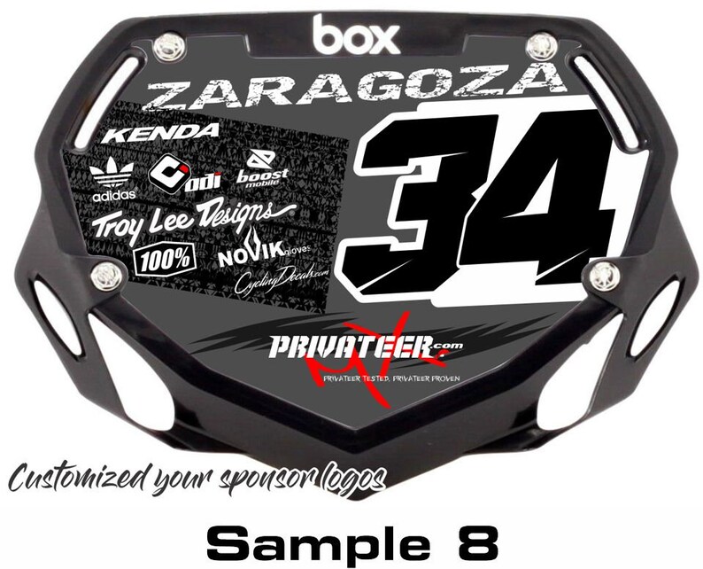 Custom BMX Sticker for BOX Plates - Etsy