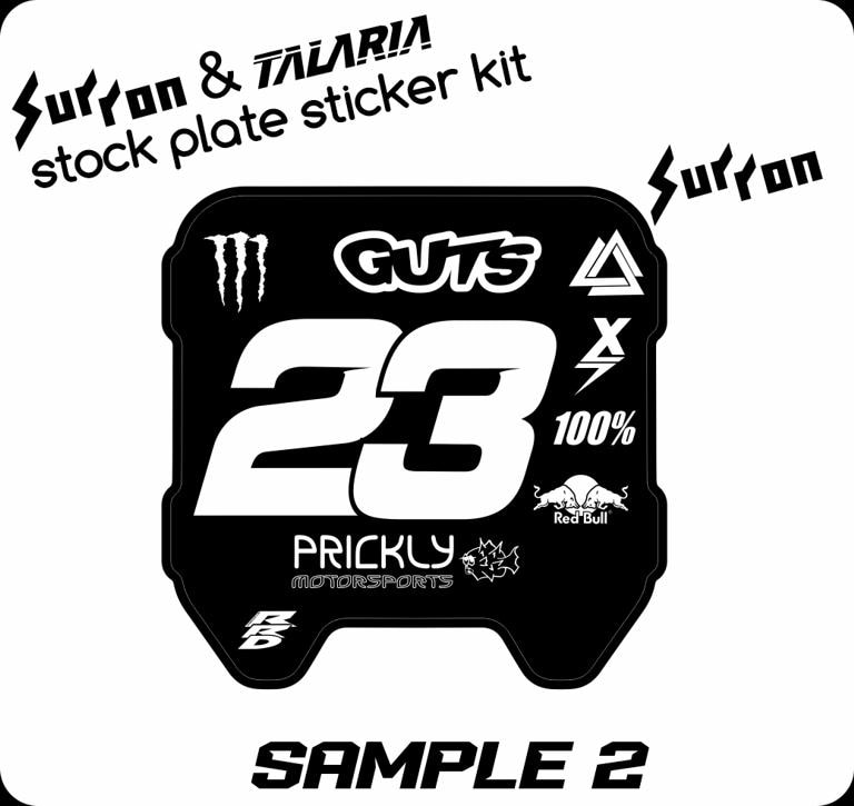 Semi Custom Front Plate Sticker for Surron and Talaria Emoto's - Etsy ...