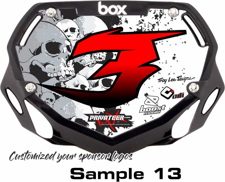 Custom BMX Sticker for BOX Plates - Etsy