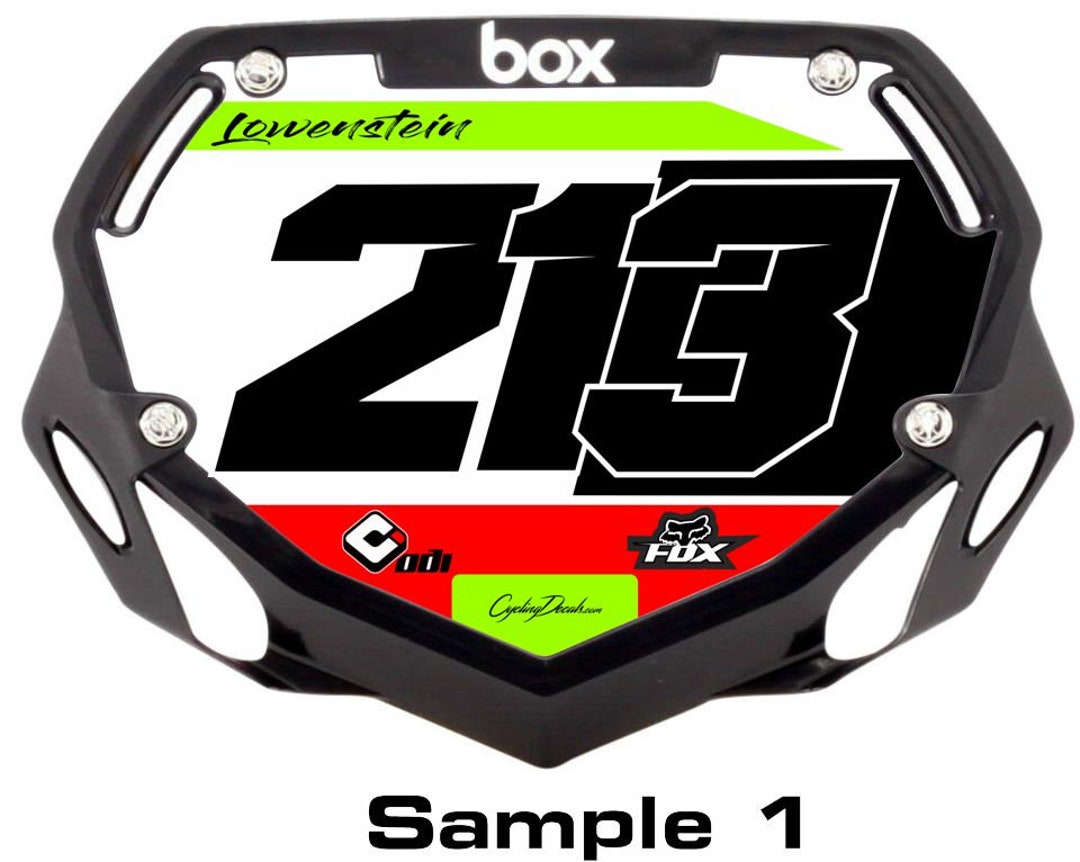 Custom BMX Sticker for BOX Plates - Etsy