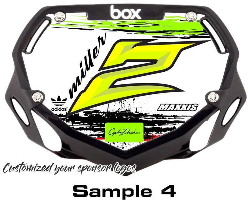 Custom BMX Sticker for BOX Plates - Etsy