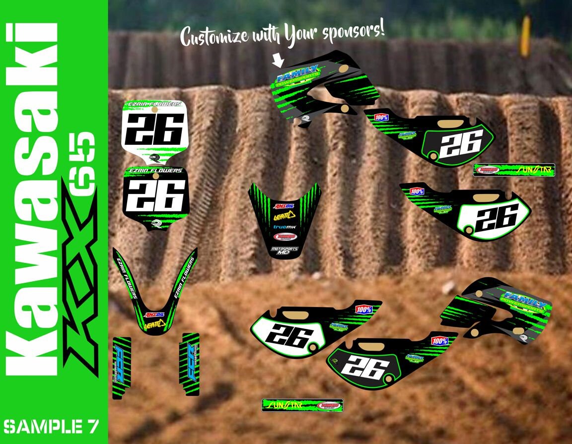 Kawasaki Kx 65 Graphics