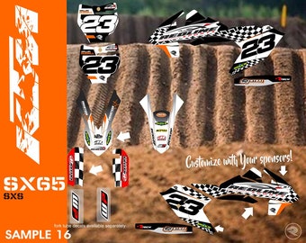 Custommx: Graphics Kit to Fit KTM SX50 / SX65 Models - Etsy