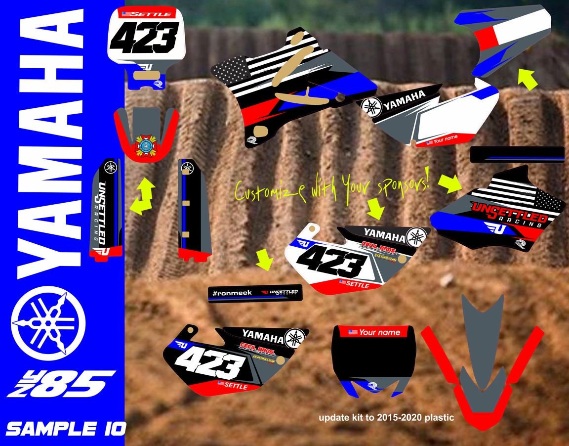 Yamaha YZ85 Full Kit - Etsy