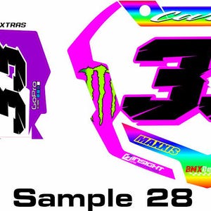 Custom BMX Sticker for BOX Plates - Etsy
