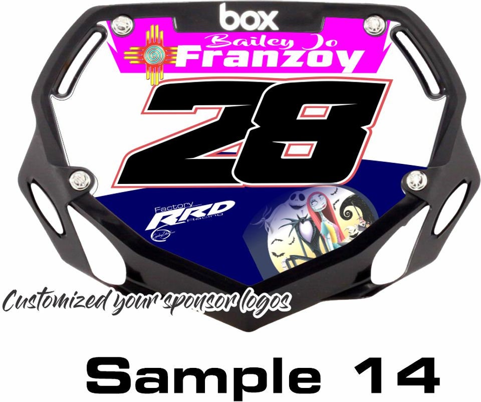 Custom BMX Sticker for BOX Plates - Etsy