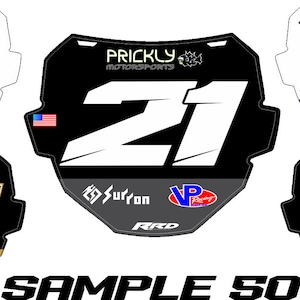 ODI Custom DH MTB Plate Decal / Sticker Kit - Etsy