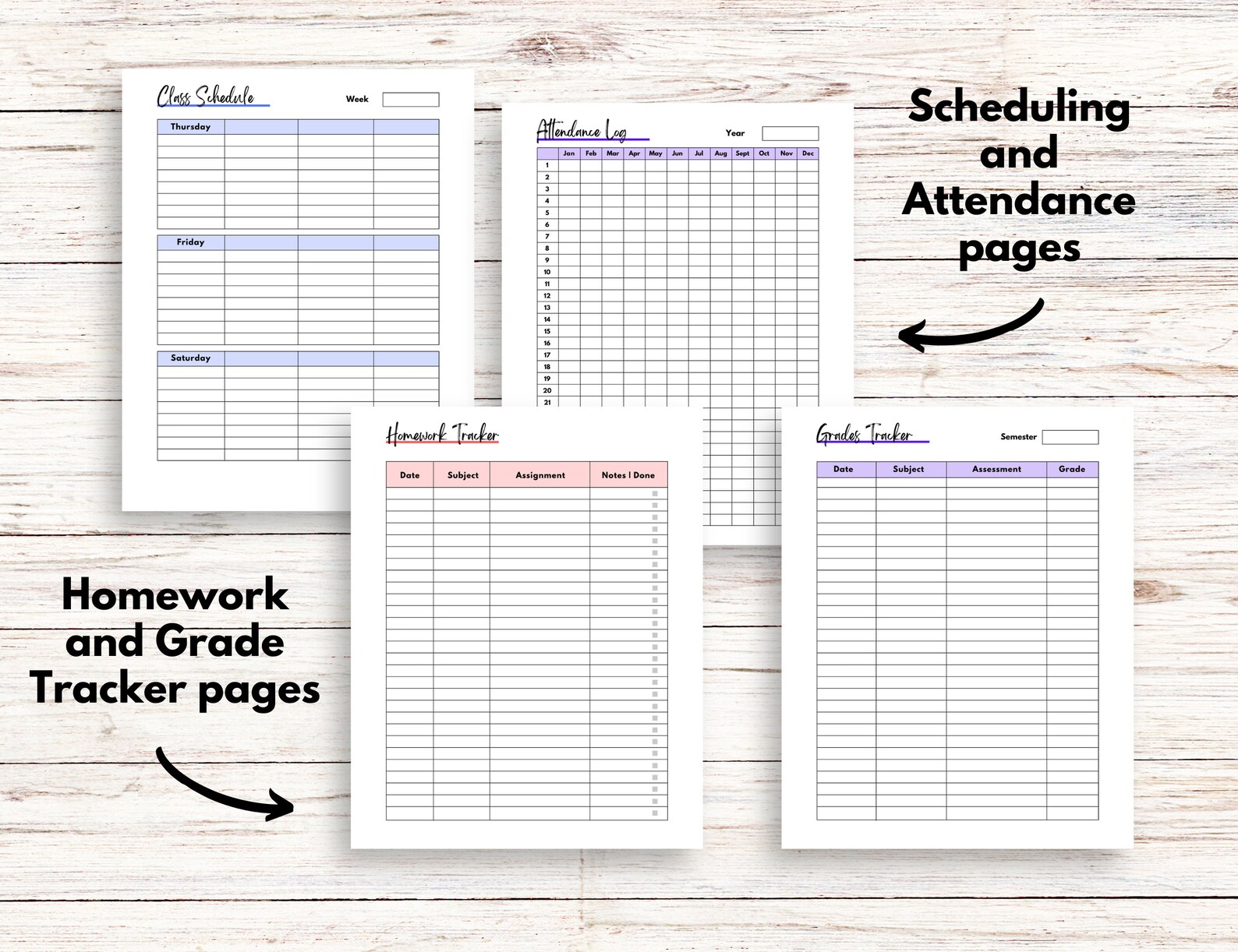 Homeschool Planner, Homeschool Printable, Homeschool Schedule ...
