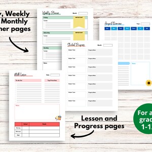 Homeschool Planner, Homeschool Printable, Homeschool Schedule ...