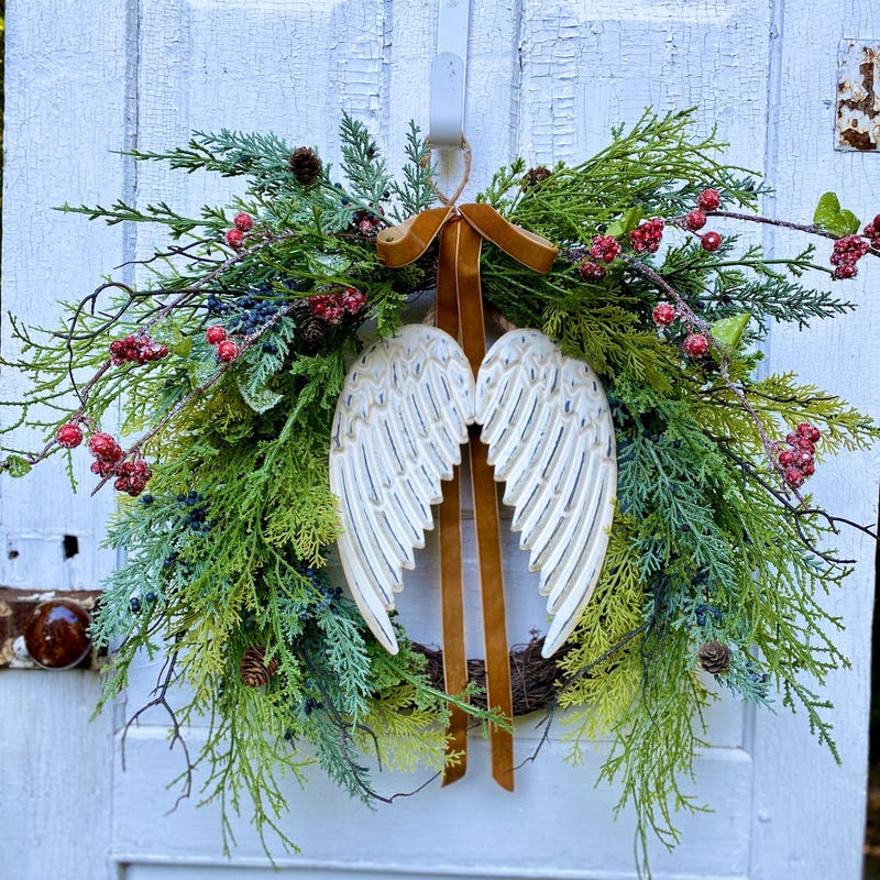 Angel Wing Wreaths - Etsy