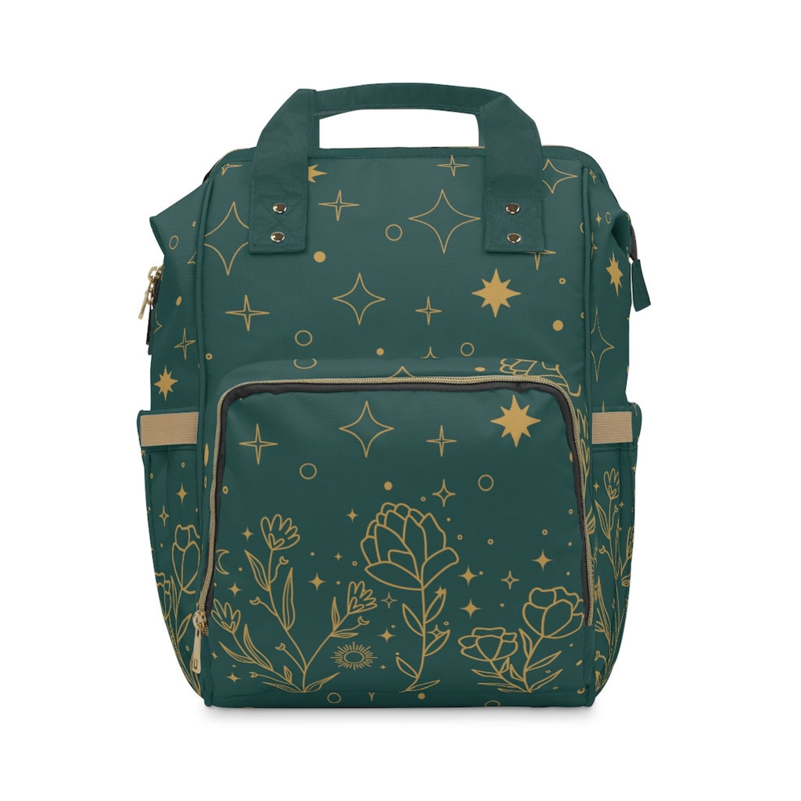 Celestial Diaper Bag, Diaper Backpack, Zodiac, Blue/teal Diaper Bag ...