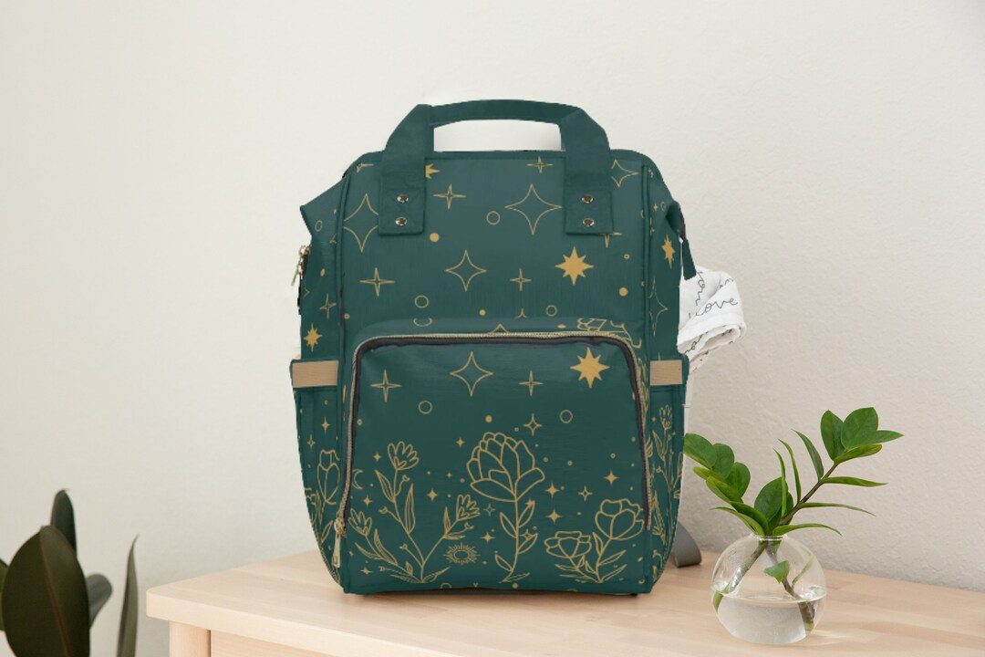 Celestial Diaper Bag, Diaper Backpack, Zodiac, Blue/teal Diaper Bag ...