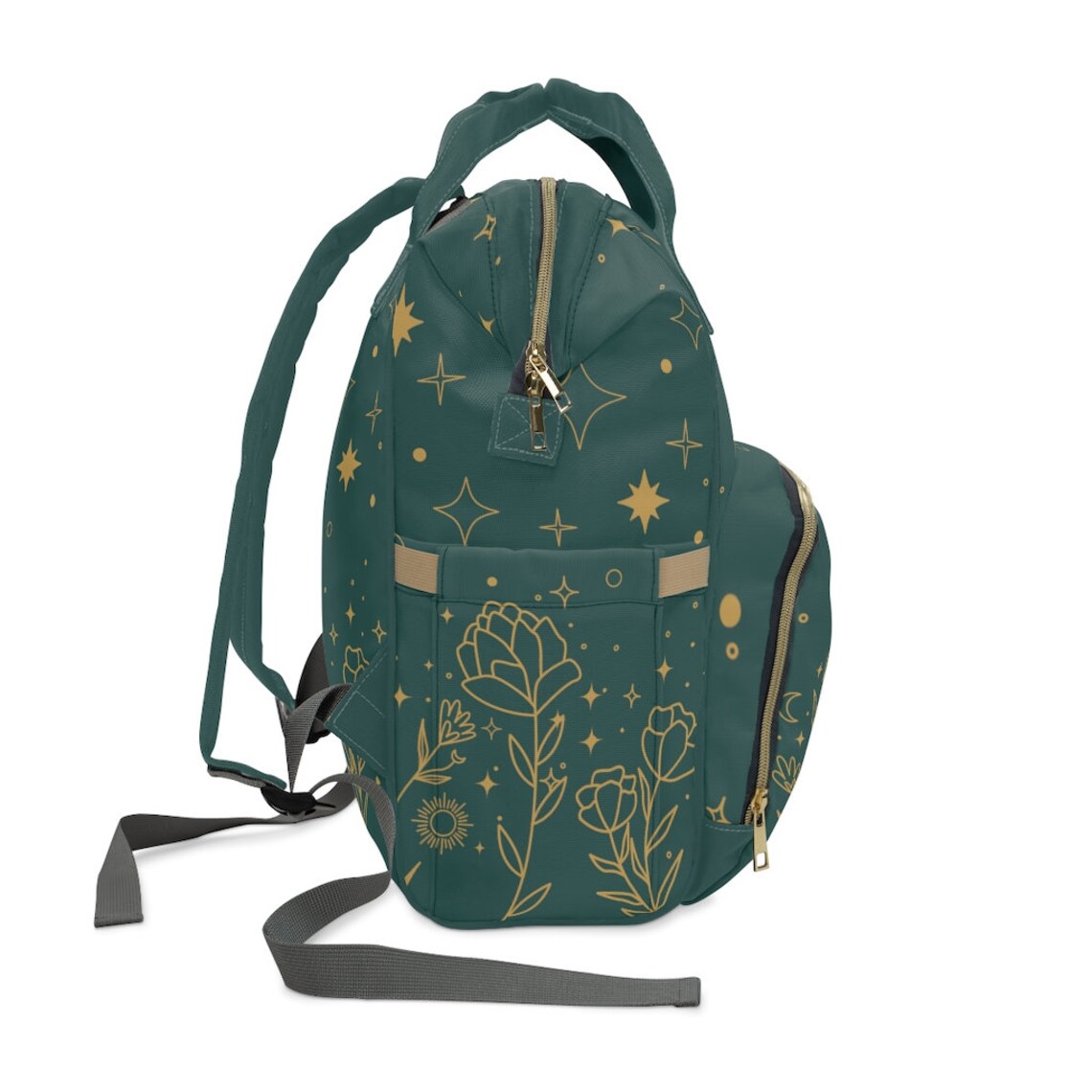 Celestial Diaper Bag, Diaper Backpack, Zodiac, Blue/teal Diaper Bag ...