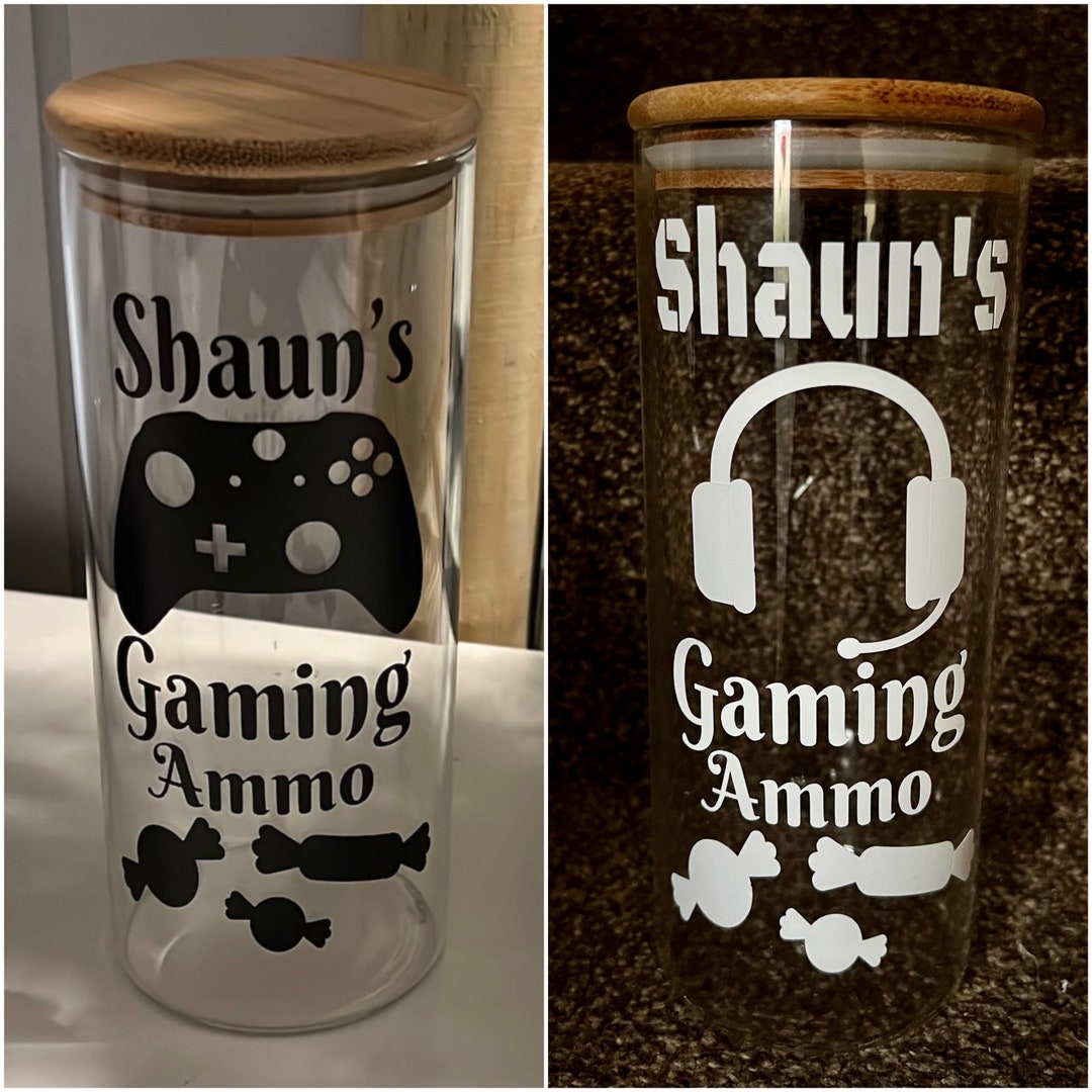 Personalised Gaming Treat Jar. Gaming / Streaming Ammo Sweets - Etsy