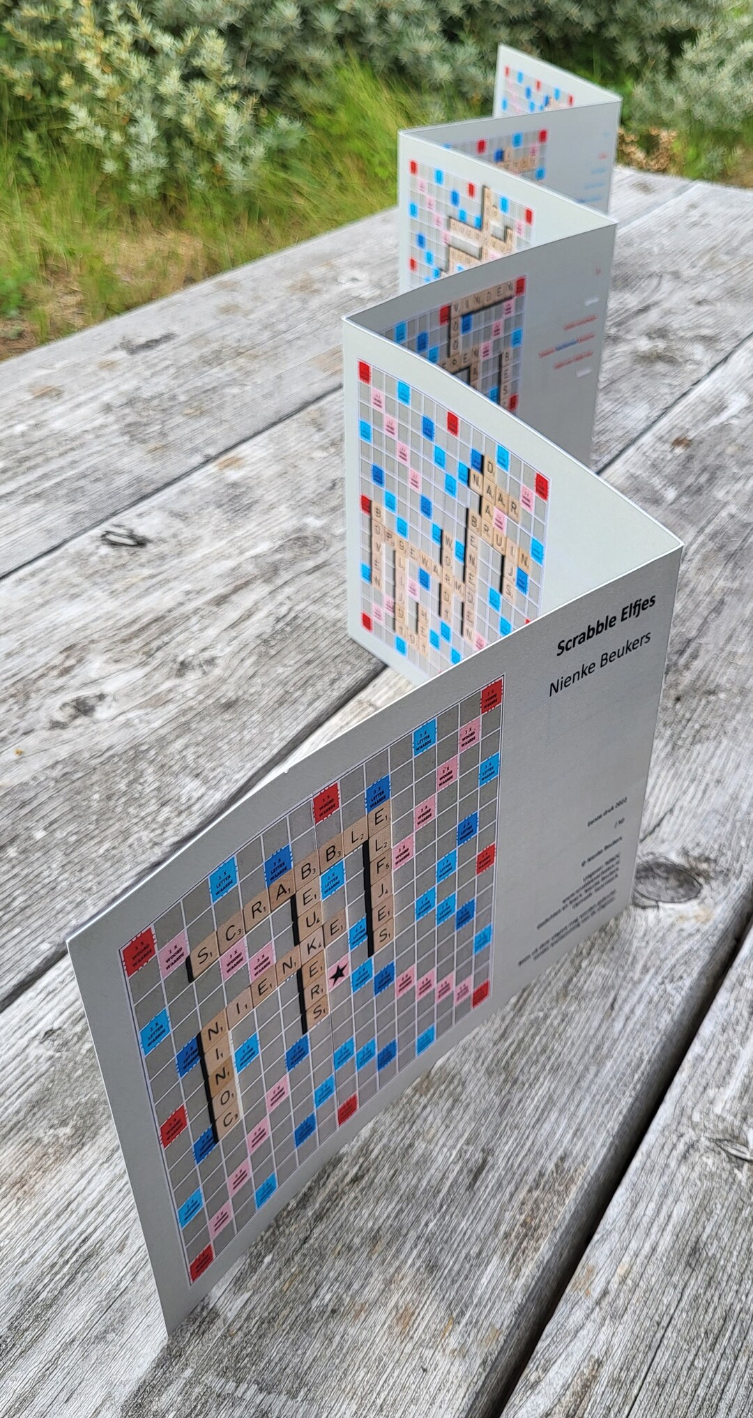 Dutch Poetry Leporello: 'scrabble Elfjes' poetry in Dutch - Etsy