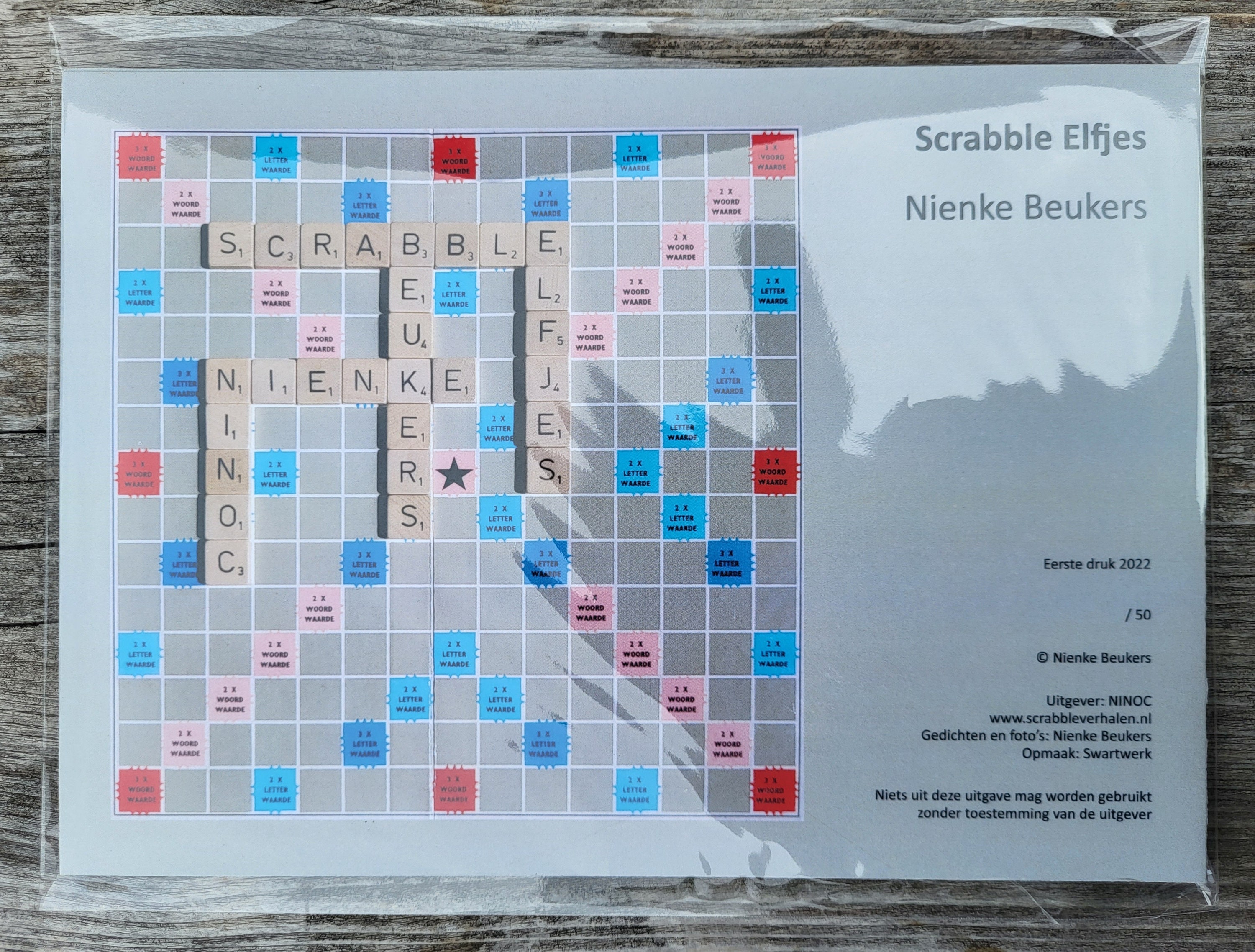 Dutch Poetry Leporello: 'scrabble Elfjes' poetry in Dutch - Etsy