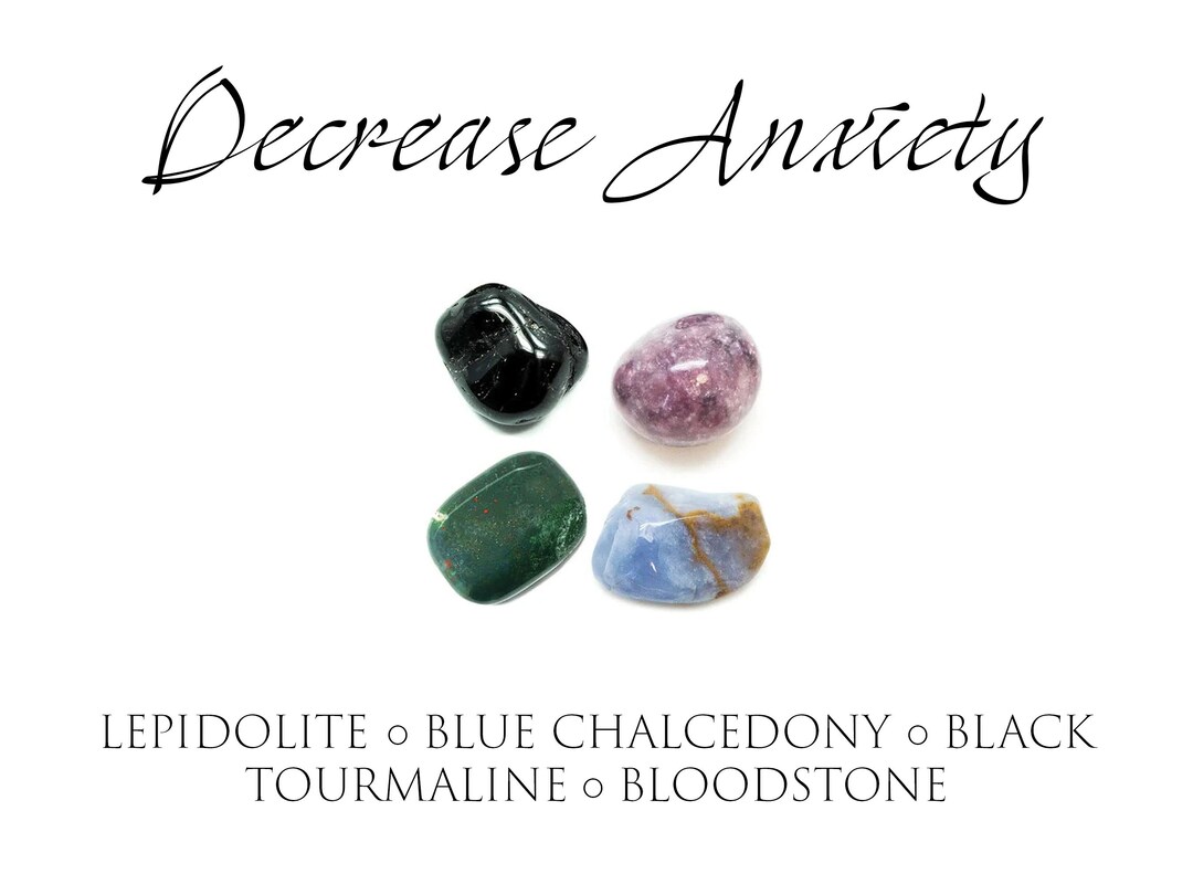 Anxiety Relief Crystals Relaxation Crystals, Anti Anxiety, Calming ...