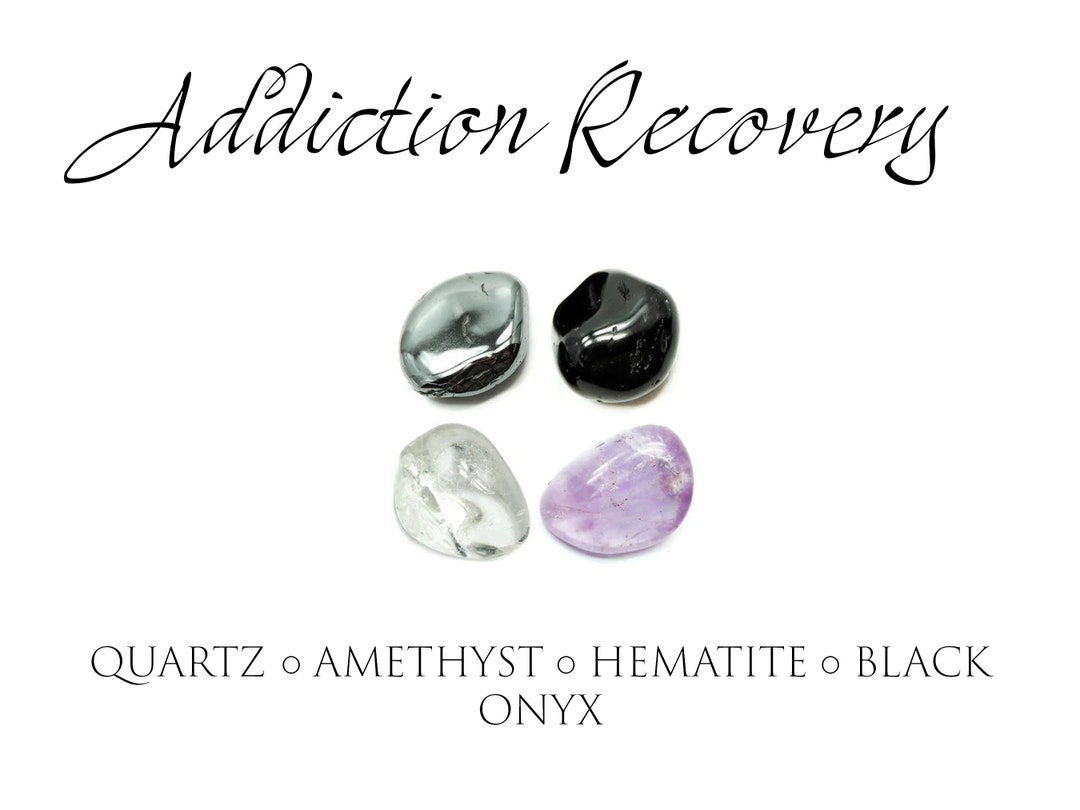 Addiction Recovery Crystals Sober Crystals, Cravings, Grounding ...