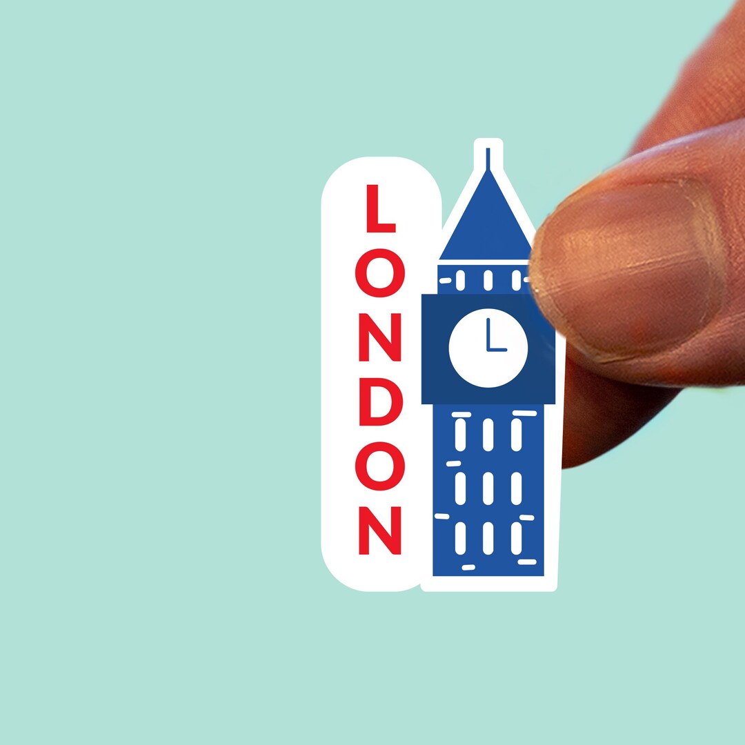 London Big Ben Travel Sticker,europe Vacation,tourism Decal,waterbottle ...