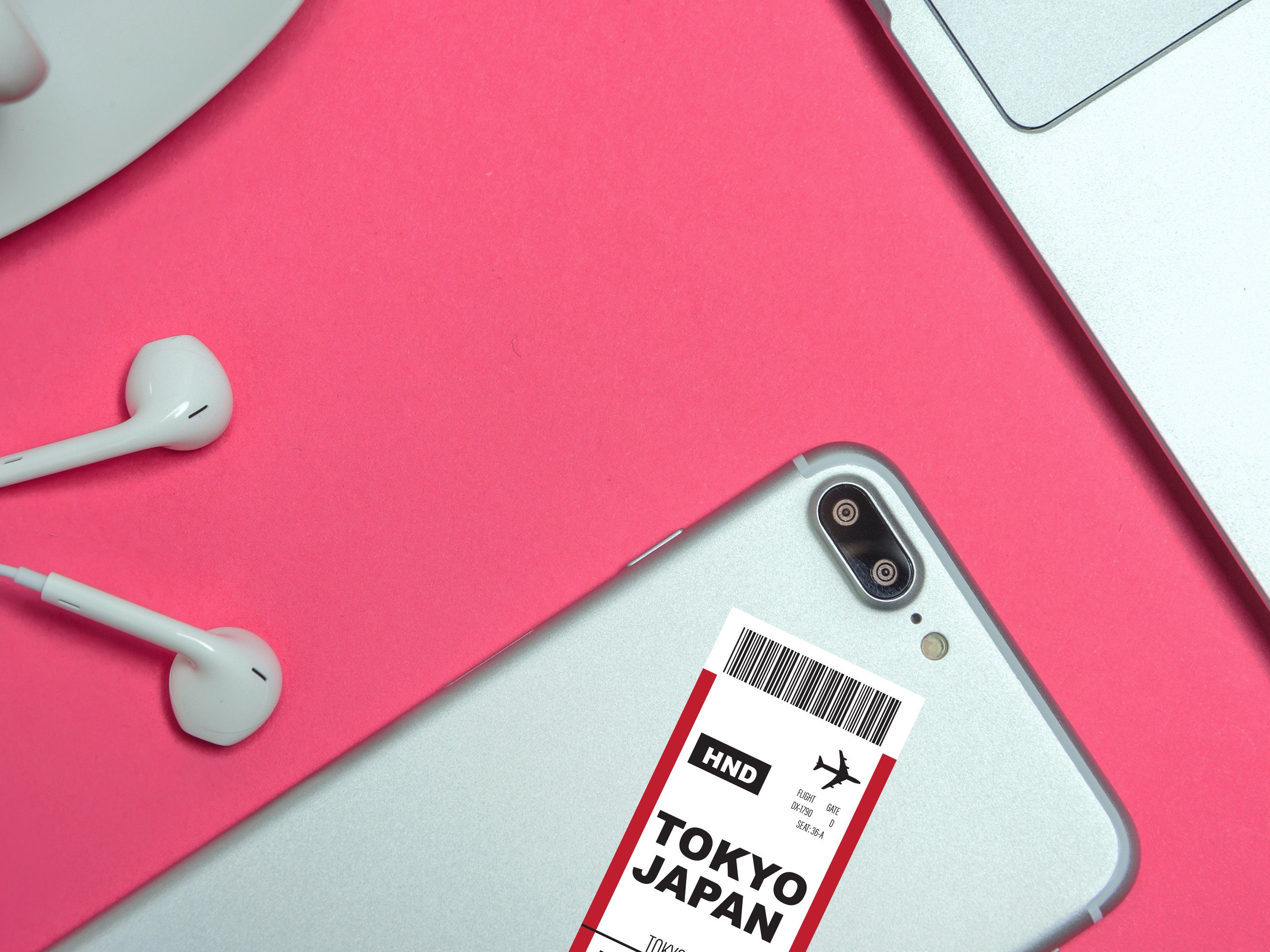 Tokyo Japan Plane Ticket Sticker,travel Sticker,hnd Decal,boarding Pass ...